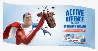 Aquafresh Toothpaste Has Captain Aquafresh - Super Heroe De Colgate PNG ...