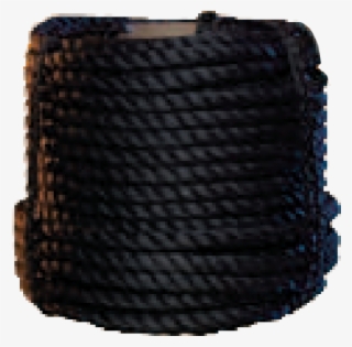 240 Foot Black Poly Rope Painter Line - Leather PNG Image | Transparent ...
