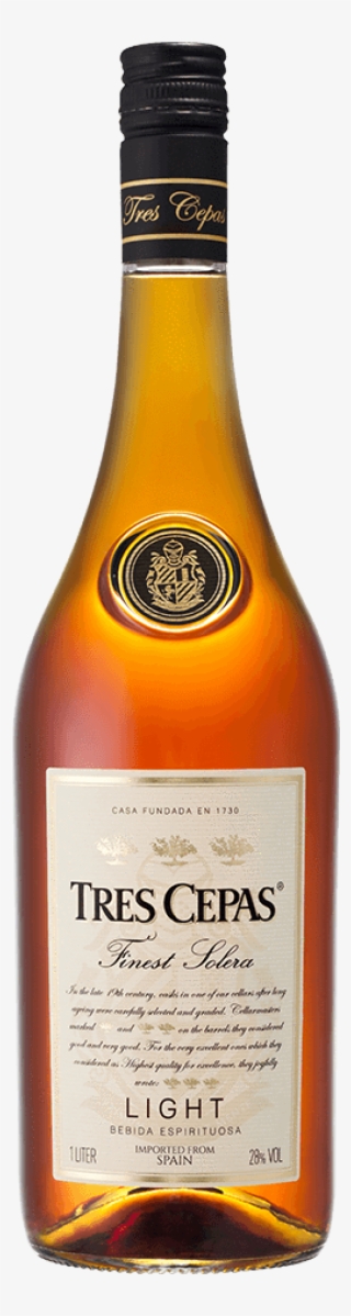 Tres Cepas Light 1l Brandy - Transparent Png Beer Can PNG Image ...