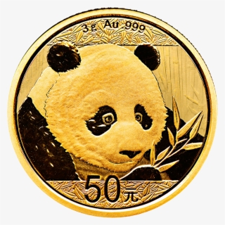 2018 Chinese Panda 3g Gold Coin - China Panda Coin 2018 PNG Image ...