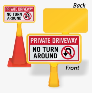 Coneboss Sign - U Turn Sign PNG Image | Transparent PNG Free Download ...