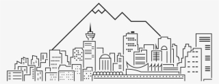 Vancouver Illustration - Line Art PNG Image | Transparent PNG Free ...