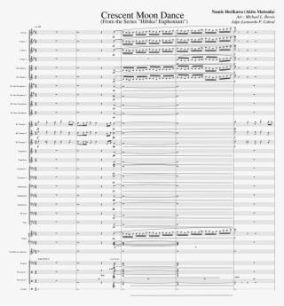 Crescent Moon Dance Sheet Music Composed By Namie Horikawa - Crescent ...