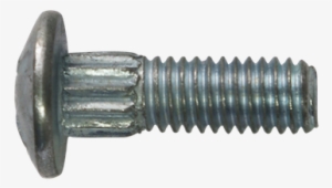 Round Head Ribbed Neck Bolt - Screw PNG Image | Transparent PNG Free ...