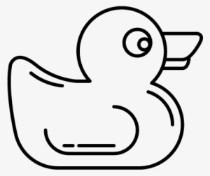 Duckling Drawing Outline - Outline Of A Rubber Ducky PNG Image ...