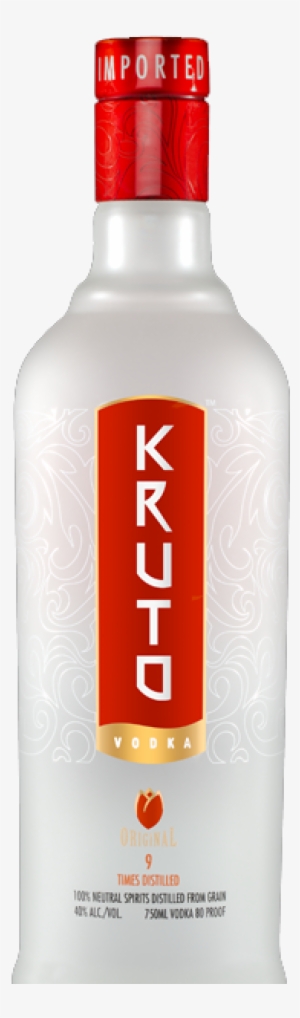 9 Times Distilled - Kruto Vodka PNG Image | Transparent PNG Free ...