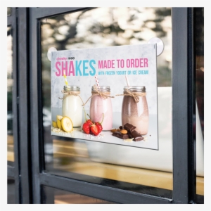 Shake Hanging Window Sign - Smoothie PNG Image | Transparent PNG Free ...