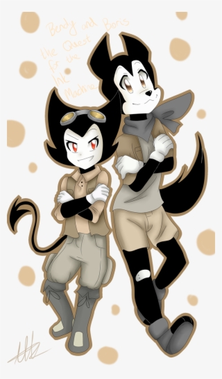 685 X 1167 4 - Bendy And Boris The Quest For The Ink Machine PNG Image ...
