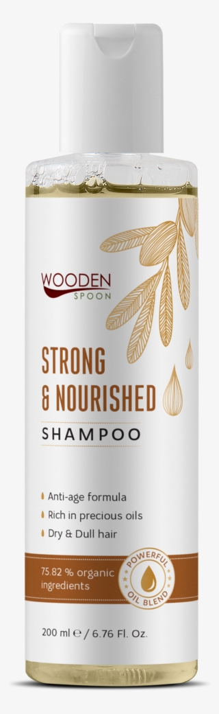 Wooden Spoon Organic Shampoo Strong & Nourished - Sensitive Shampoo PNG ...