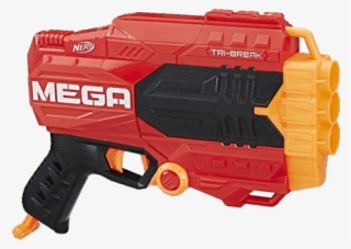 Nerf N Strike Elite Mega Tri Break Blaster - Nerf Mega Tri Break PNG ...