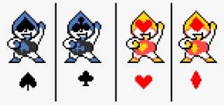 4 Different Playing Card Versions Of Lancer - Deltarune Personajes PNG ...