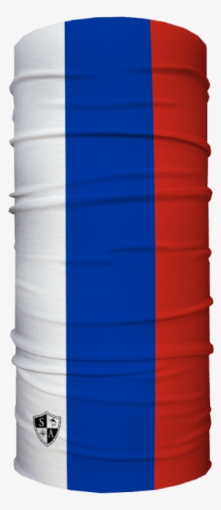 Russian Flag Face Shield Russia Red White Blue Neck - Cylinder PNG ...