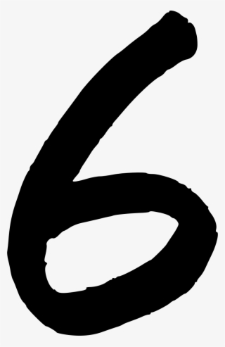 Six Png Black And White - Black Clipart Number 6 PNG Image ...