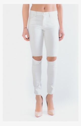 49% S&p Isabel White Ripped - Leggings PNG Image | Transparent PNG Free ...