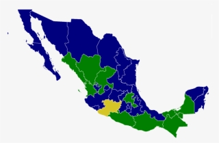 Mexican General Election, - Mexico Map Vector PNG Image | Transparent ...