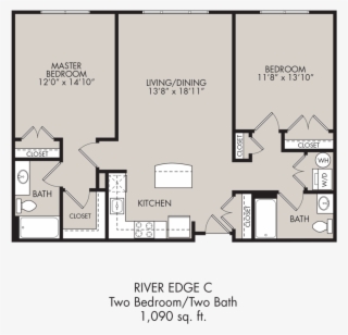River Edge C - Floor Plan PNG Image | Transparent PNG Free Download on ...