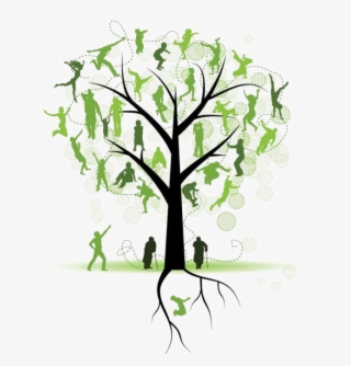 Family Tree Silhouette - Nurturing Trees PNG Image | Transparent PNG ...