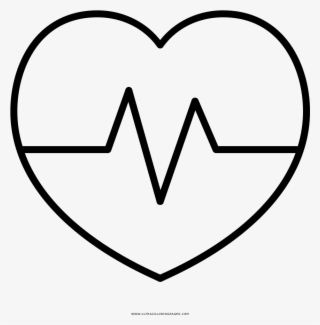 Heartbeat Coloring Page - Heartbeat Coloring Pages PNG Image ...