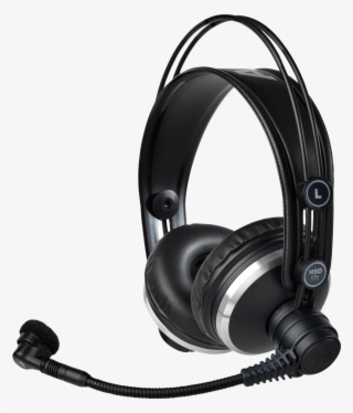 Headset With Condenser Microphone PNG Image | Transparent PNG Free ...