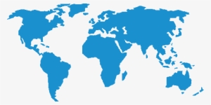 Thumb Map Blue - World Map Stock PNG Image | Transparent PNG Free ...