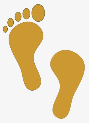 Clipart Free Gold Foot Prints Clip Art At Clker - Free Footprints Clip ...