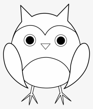 Cute Owl Line Art - Cute Owl Clip Art PNG Image | Transparent PNG Free ...