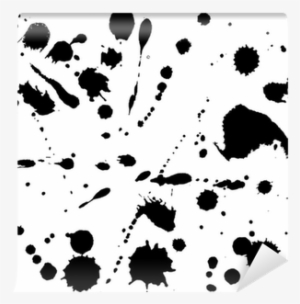 Set Collection Of Ink Blot Isolated On White Background - Ink PNG Image ...