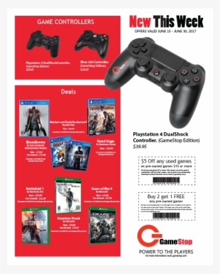 Gamestop Flyer - Game Controller PNG Image | Transparent PNG Free ...