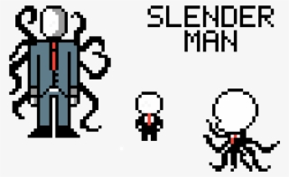Pixel Art Slender Man PNG Image | Transparent PNG Free Download on SeekPNG