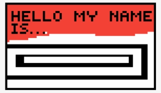 Hello My Name Is - Game Over PNG Image | Transparent PNG Free Download ...