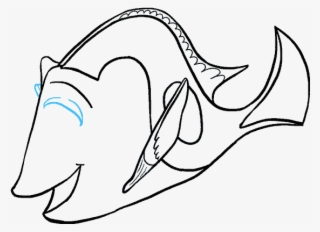 How To Draw Dory - Line Art PNG Image | Transparent PNG Free Download ...