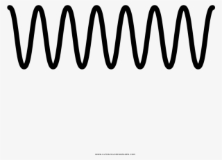 Wavy Line Coloring Page - Calligraphy PNG Image | Transparent PNG Free ...