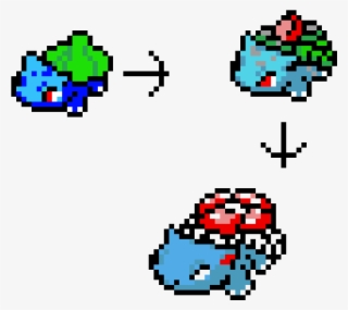 8 Bit Bulbasaur Sprite