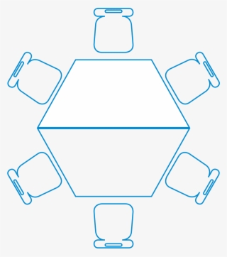 Eduflex Collaborative Trapezoidal Table In Double - Diagram PNG Image ...