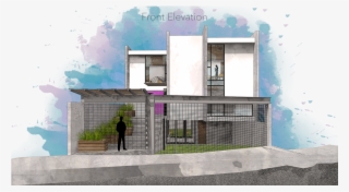 Front Elevation - New House Elevation Png PNG Image | Transparent PNG ...