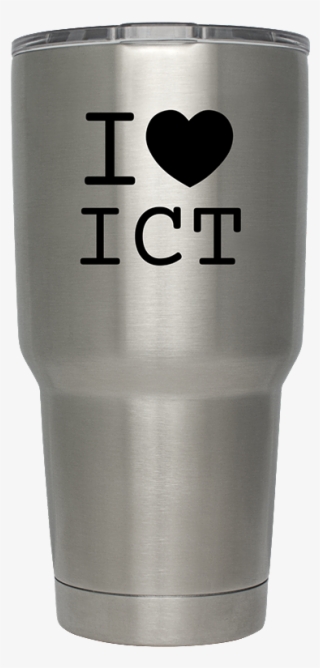 I Heart Ict Insulated Travel Mug - Rn Tumbler Decal PNG Image ...