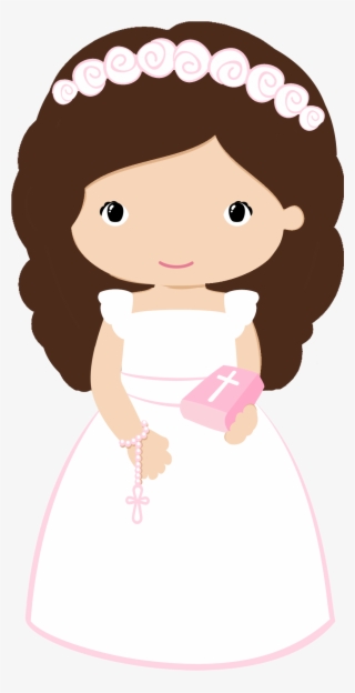 Download First Communion Girl Png Png Freeuse Download - Menina ...