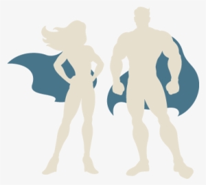 Superhero Duo Connect With Us - Superhero PNG Image | Transparent PNG ...