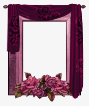 Rose Circle Vintage Frame - Vintage Frame Pink Png PNG Image ...