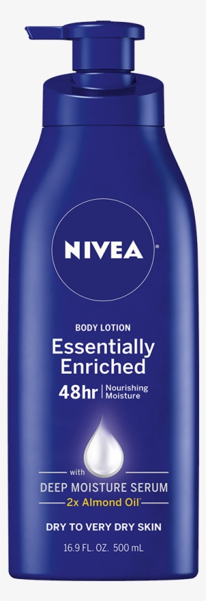 Essentially Enriched Body Lotion - Nivea Body Lotion For Dry Skin PNG ...