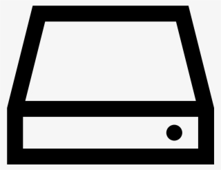 Hdd Icon - Minimalist Hard Drive Icon PNG Image | Transparent PNG Free ...