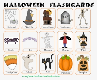 Esl Efl Teachers Halloween Tpt Products From - Halloween Flashcards For ...