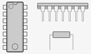 Computer Chip Coloring Page - Integrated Circuit PNG Image ...