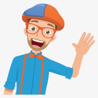 Blippi Waving - Blippi Cartoon PNG Image | Transparent PNG Free ...