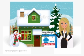 Holiday Realtor Christmas Greeting Cards [37017] - Estate Agent ...