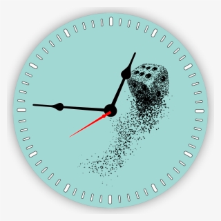 Dice Diwali Clock - Wall Clock PNG Image | Transparent PNG Free ...