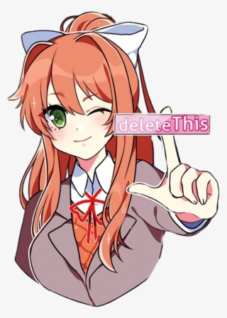 Monika Моника Ddlc Ддлк Dokidokiliteratureclub Докидоки - Арт Monika ...