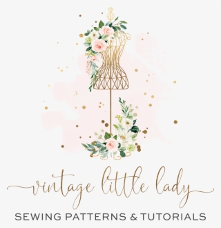 Vintage Little Lady Logo - Christmas Card PNG Image | Transparent PNG ...