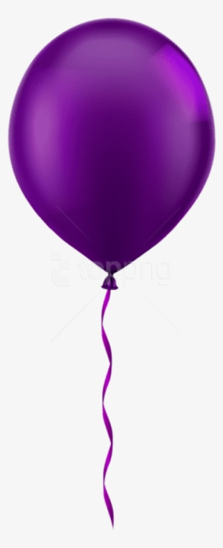 Free Png Download Single Purple Balloon Png Images - Transparent ...