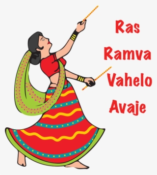 Navratri Stickers Messages Sticker-9 - Illustration PNG Image ...